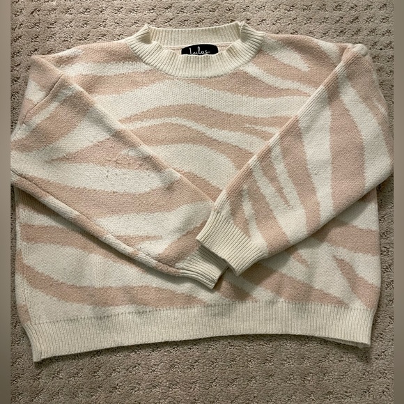 Lulus | Sweaters | Lulus Zebra Print Sweater | Poshmark